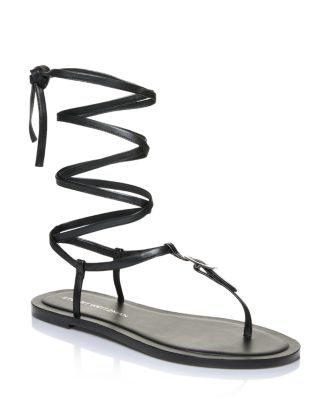 Stuart Weitzman Women's Georgie Lace Up Sandals | Bloomingdale's