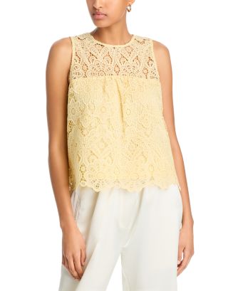 AQUA Lace Swing Tank - Exclusive | Bloomingdale's