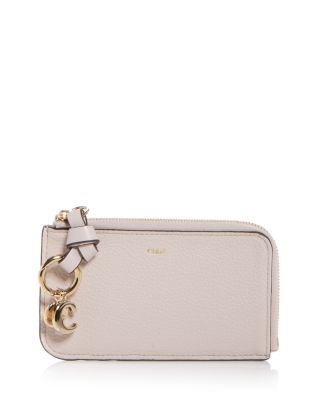 Click here for Chloe Alphabet Small Leather Zip Wallet prices
