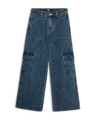 Truce Girls' Cargo Pocket Baggy Jeans - Big Kid | Bloomingdale's Kids
