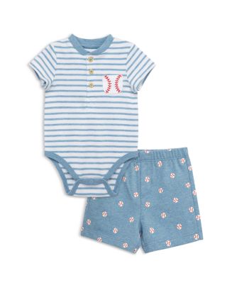 Little Me Boys' Baseball Bodysuit & Shorts Set - Baby | Bloomingdale's