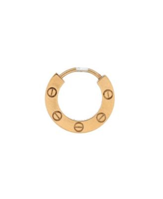 Pre-Owned Cartier Love Single Hoop Earring 18K Gold | Bloomingdale's