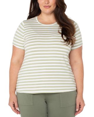 Liverpool Los Angeles Plus Slim Fit Tee | Bloomingdale's