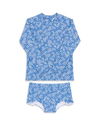 Click here for Minnow Girls Rash Guard & Swim Shorts Swimsuit Set... prices