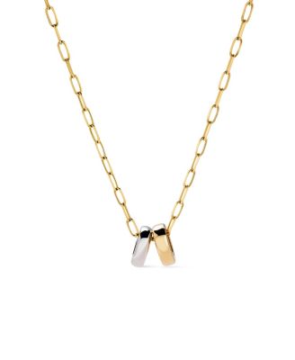 Ana Luisa Eclipse Gold Pendant Necklace