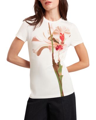 Ted Baker Meeliee Printed Fitted Tee | Bloomingdale's