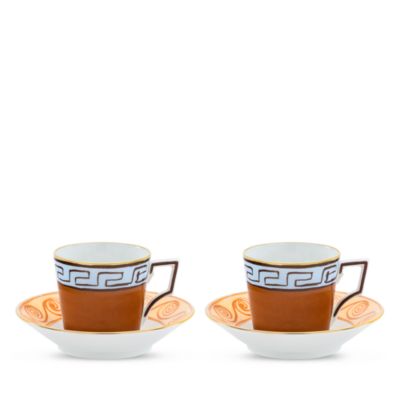 Click here for Ginori 1735 Luna Coffee Cup with Saucer  Set of 4 prices