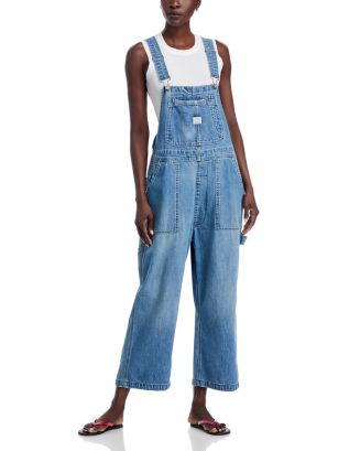 Denimist Cropped Denim Overalls | Bloomingdale's Women