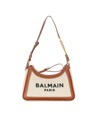 Balmain B-Army Shoulder Canvas and Leather Bag | Bloomingdale's Handbags