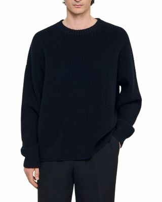 Click here for Sandro Carter Wool & Cashmere Oversized Fit Sweate... prices