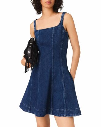 Maje Robolini Babydoll Denim Dress | Bloomingdale's Women