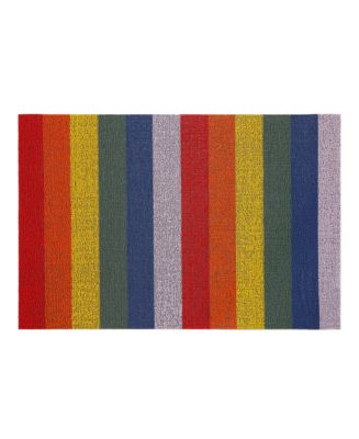 Chilewich Pride Stripe Shag Doormat, 18" x 28" | Bloomingdale's Home