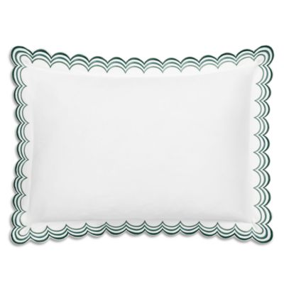 Click here for Matouk Stella Scalloped Embroidered Boudoir Sham prices