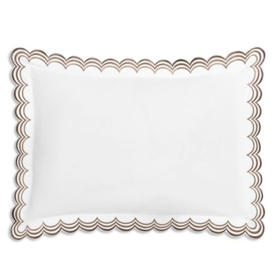 Click here for Matouk Stella Scalloped Embroidered Boudoir Sham prices