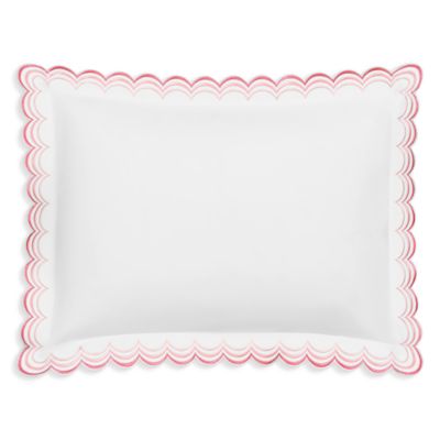 Click here for Matouk Stella Scalloped Embroidered Boudoir Sham prices