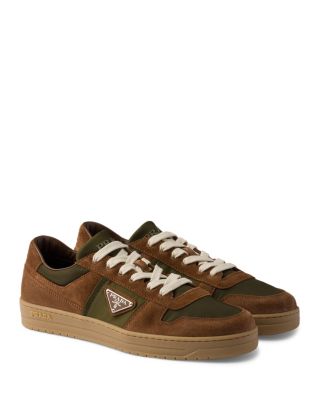 Click here for Prada Mens Downtown Re-Nylon And Suede Sneakers prices