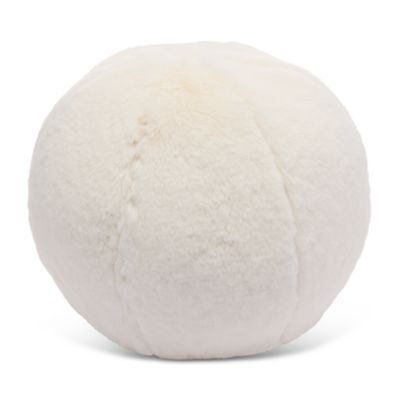 Click here for Aqua Big Rabbit Faux Fur Ball Pillow - Exclusive prices