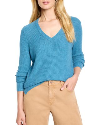 Click here for Nic+Zoe Waffle Stitch V Neck Sweater prices