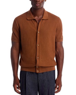 Click here for Boss Iseppo Textured Short Sleeve Sweater prices