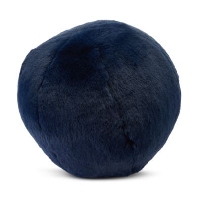 Click here for Aqua Big Rabbit Faux Fur Ball Pillow - Exclusive prices