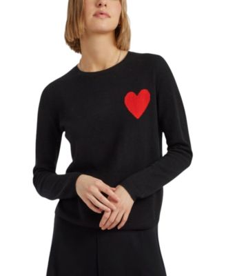 Click here for Chinti & Parker Womens Wool Cashmere Breton Heart... prices