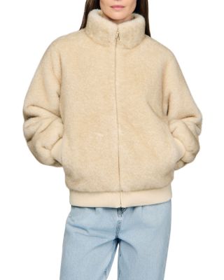 Click here for Sandro Babel Faux Fur Jacket prices