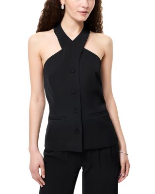 Click here for French Connection Harry Suiting Crisscross Vest prices