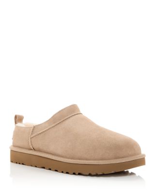 Ugg Womens Classic Micro Pull Tab Booties - Sand