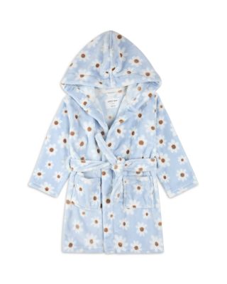 Click here for petit lem Girls Daisy Print Plush Hooded Robe - Li... prices