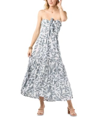 Click here for Tiare Hawaii Lei Strapless Tiered Dress prices