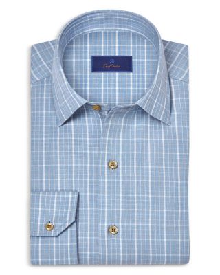 Click here for David Donahue Cashmere Blend Herringbone Check Spo... prices