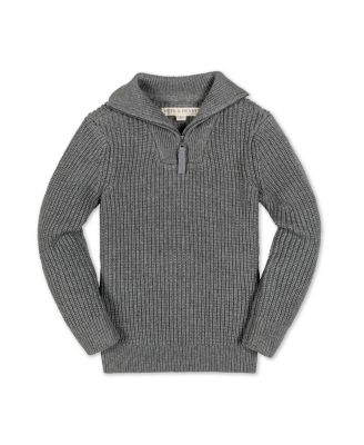 Click here for Hope & Henry Boys Organic Rib Knit Half Zip Pullov... prices