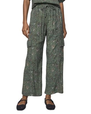 Click here for Splendid Versailles Floral Pleated Cargo Pants prices