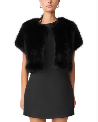 Click here for Elliatt Lucyna Faux Fur Bolero Jacket prices