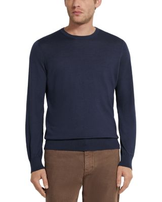 Zegna Casheta Cashmere & Silk Crewneck Sweater