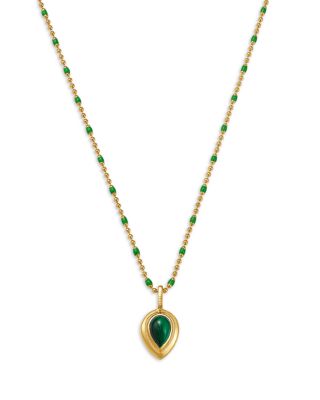 Click here for Zoe Chicco 14K Yellow Gold Malachite & Green Ename... prices