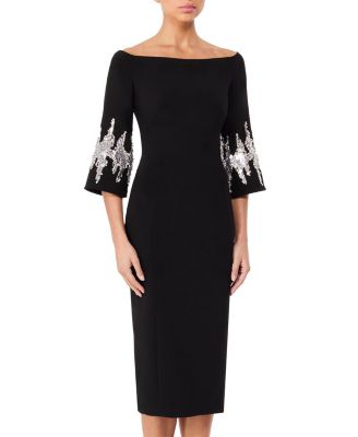 Click here for Jenny Packham Aster Sequin-Embellished Midi Dress prices