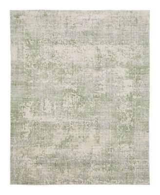 Oriental Weavers Solstice SLS02 26x8 Runner Area Rug - Green