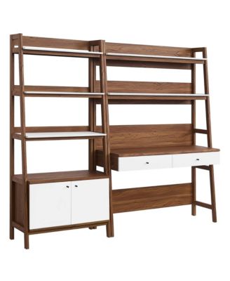 Click here for Modway Bixby 2-Piece Wood Office Desk and Bookshel... prices