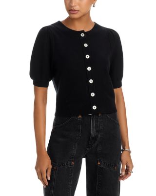 Click here for Free People Isla Wool Blend Solid Short Sleeve Car... prices
