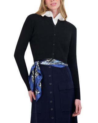 Click here for Point Classic Jacquard Cardigan Sweater prices