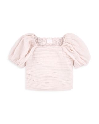 Click here for abercrombie kids Girls Emerson Puff Sleeved Top -... prices
