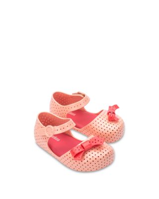Click here for Mini Melissa Girls Furadinha Pop Ballet Flats - To... prices