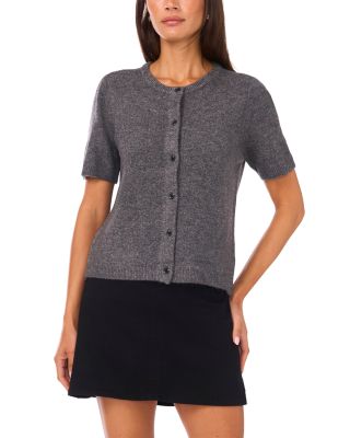 Click here for Vince Camuto Short Sleeved Crewneck Cardigan prices