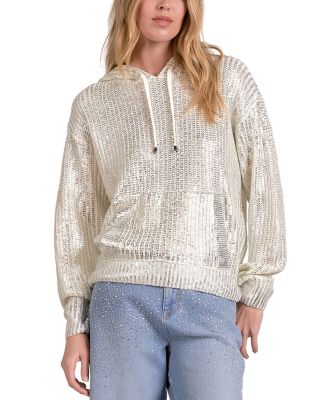 Click here for Elan Metallic Threaded Hoodie prices