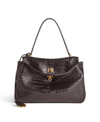 Click here for Balenciaga Rodeo Medium Handbag Crocodile Embossed prices
