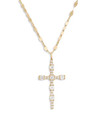 Click here for Lana Jewelry Diamond Cross Pendant Necklace in 14K... prices