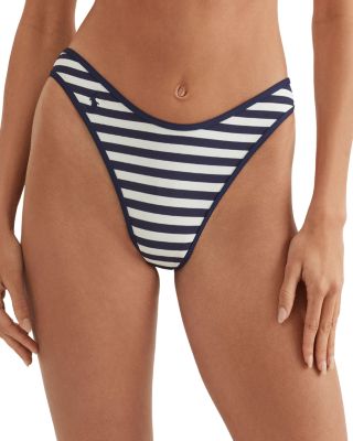 Click here for Lauren Ralph Lauren High Leg Scoop Waist Bikini Bo... prices