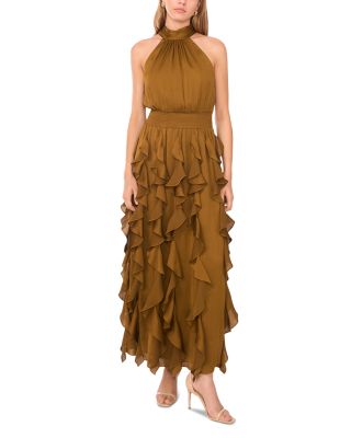 Click here for 1.state Flounce Cascading Maxi Dress prices