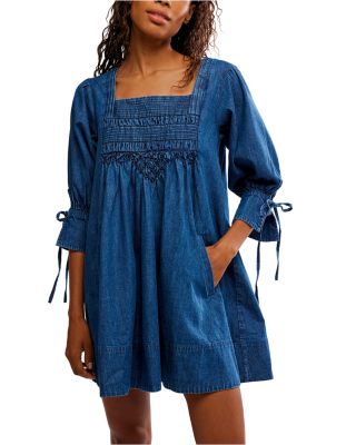Click here for Free People Sonora Denim Mini Dress prices
